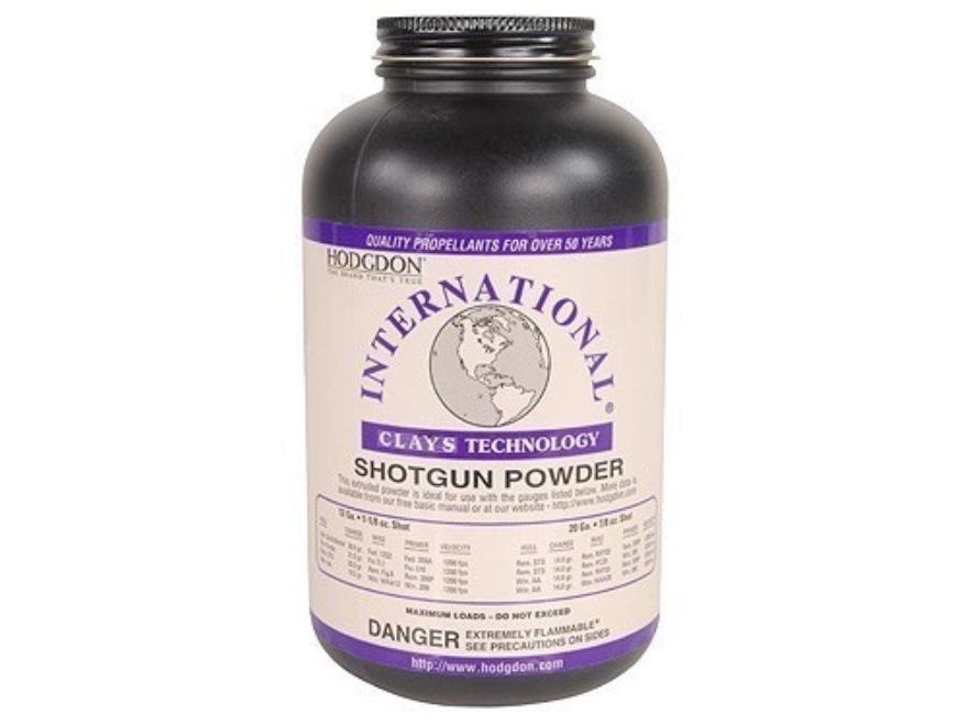 Hodgdon International Clays Smokeless Handgun Powder - RELOADER